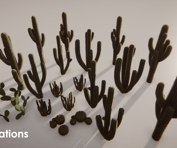 ArtStation - Cactus Package | Game Assets