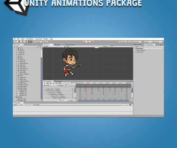 ArtStation - Super Boy 2D Charcater Sprite | Game Assets