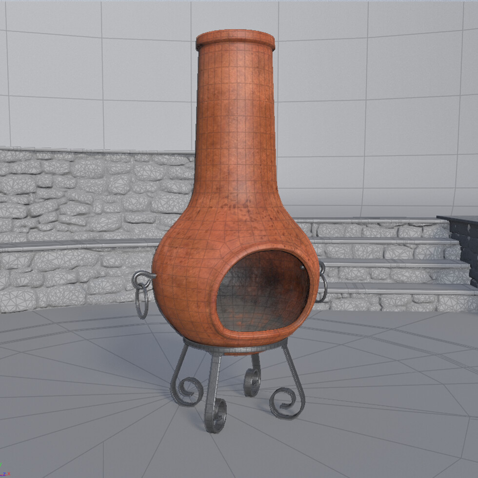 ArtStation - Ceramic fire pit | Resources