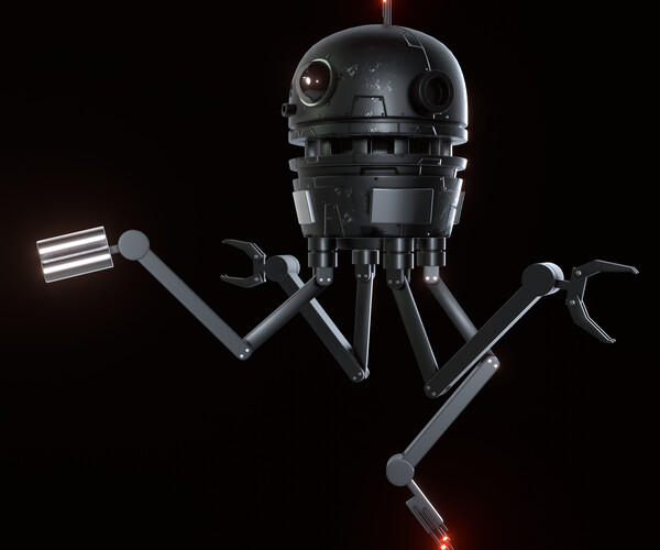 Artstation Sci Fi Robot Drone Creation In Blender Eevee Complete Tutorial Series Tutorials