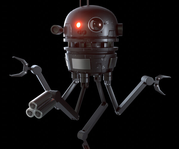 Artstation Sci Fi Robot Drone Creation In Blender Eevee Complete Tutorial Series Tutorials