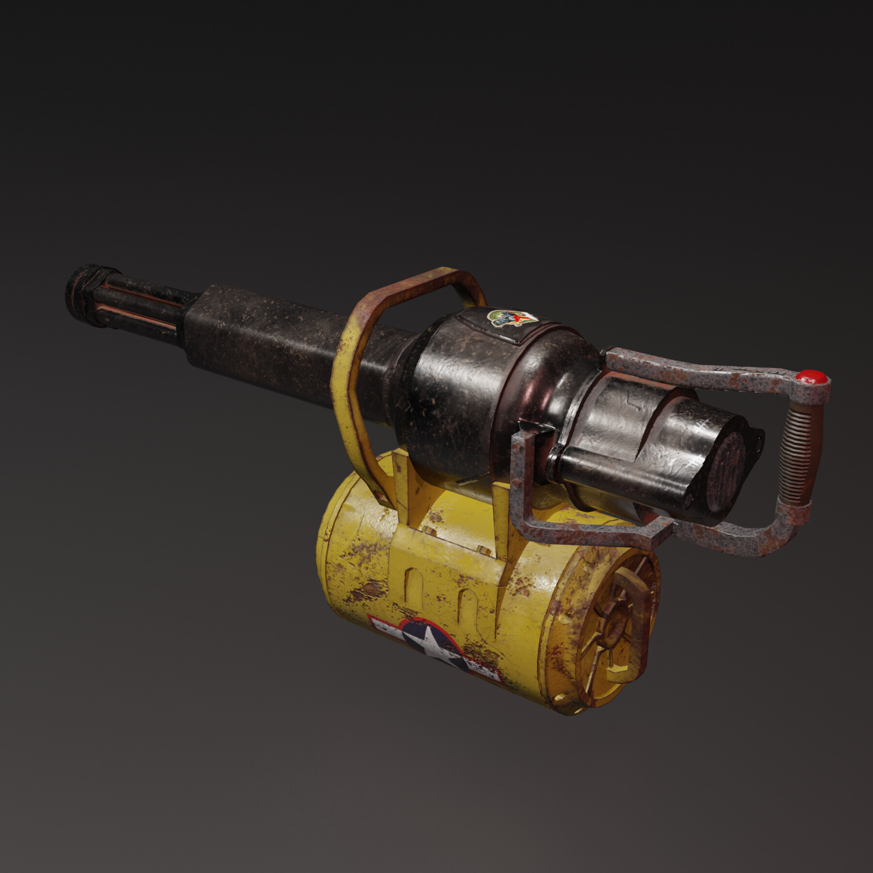 ArtStation - Minigun | Game Assets