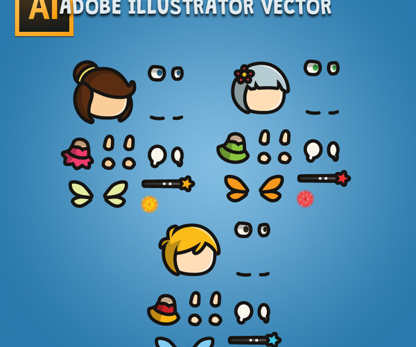 ArtStation - Fairy Tiny Style Character | Game Assets