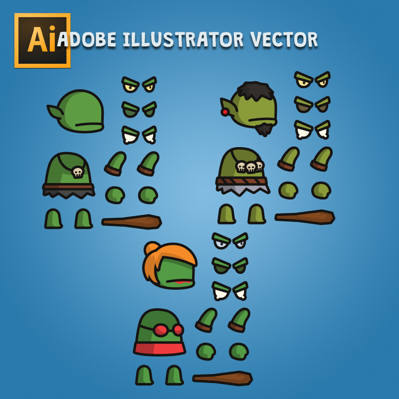 ArtStation - Ogre Tiny Style Character | Game Assets