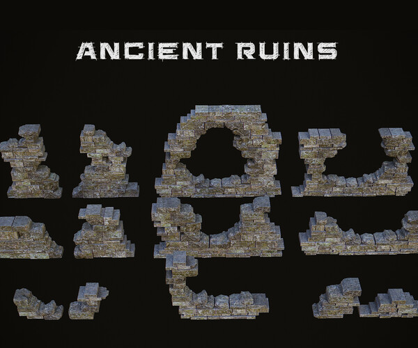 ArtStation - Ancient Ruins | Game Assets