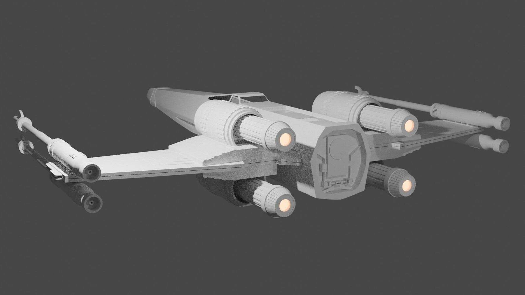 ArtStation - Star Wars X-wing fighter | Game Assets