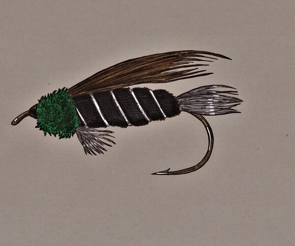 ArtStation - Doc Spratley fly pattern | Artworks