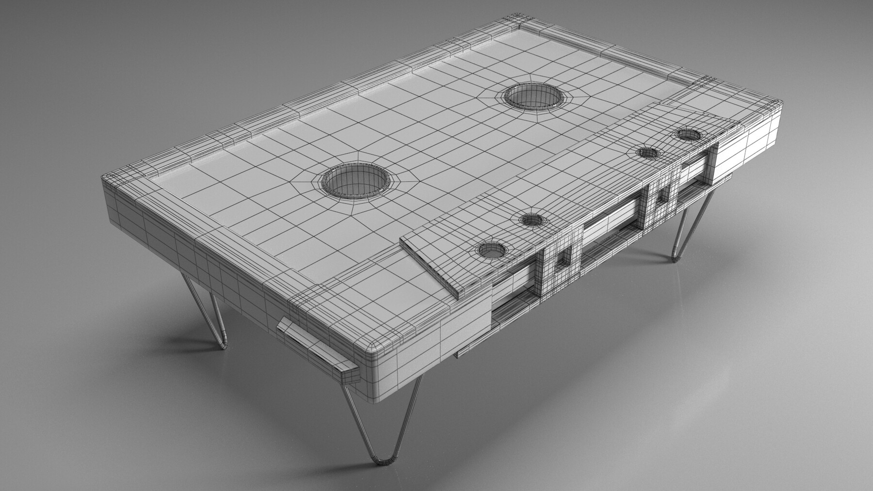 ArtStation - Coffee Table Cassette mesa cassette | Resources
