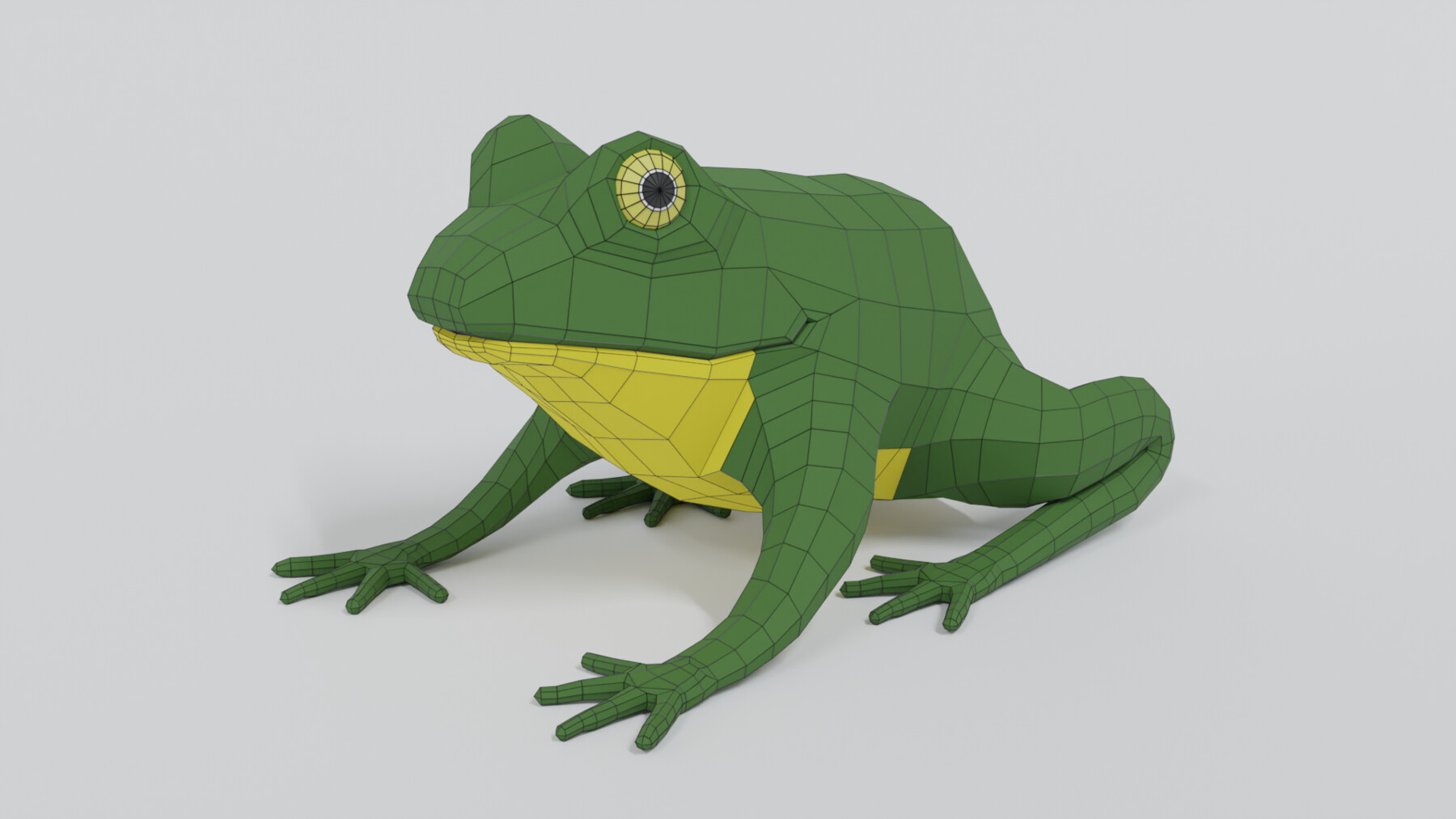ArtStation - Low Poly Cartoon Frog | Game Assets