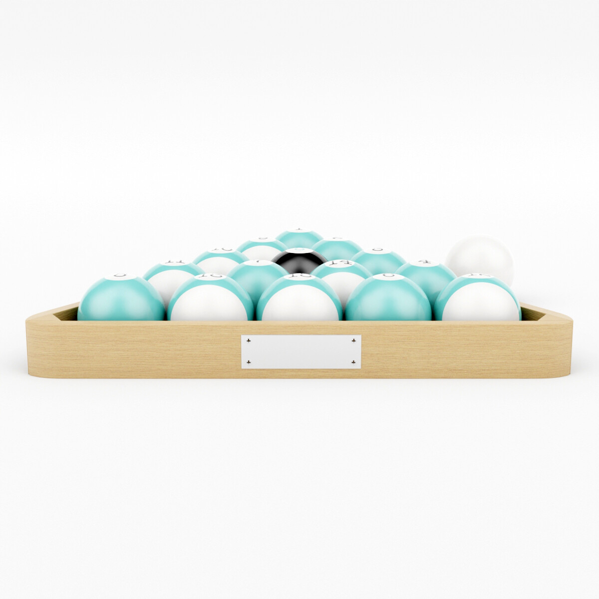 ArtStation - Wooden Pool Triangle and Ball Set | Resources