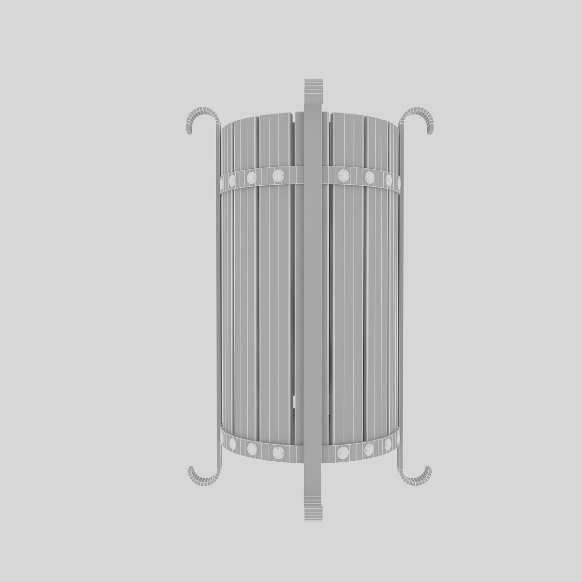 ArtStation - trash can 02 3D model | Game Assets