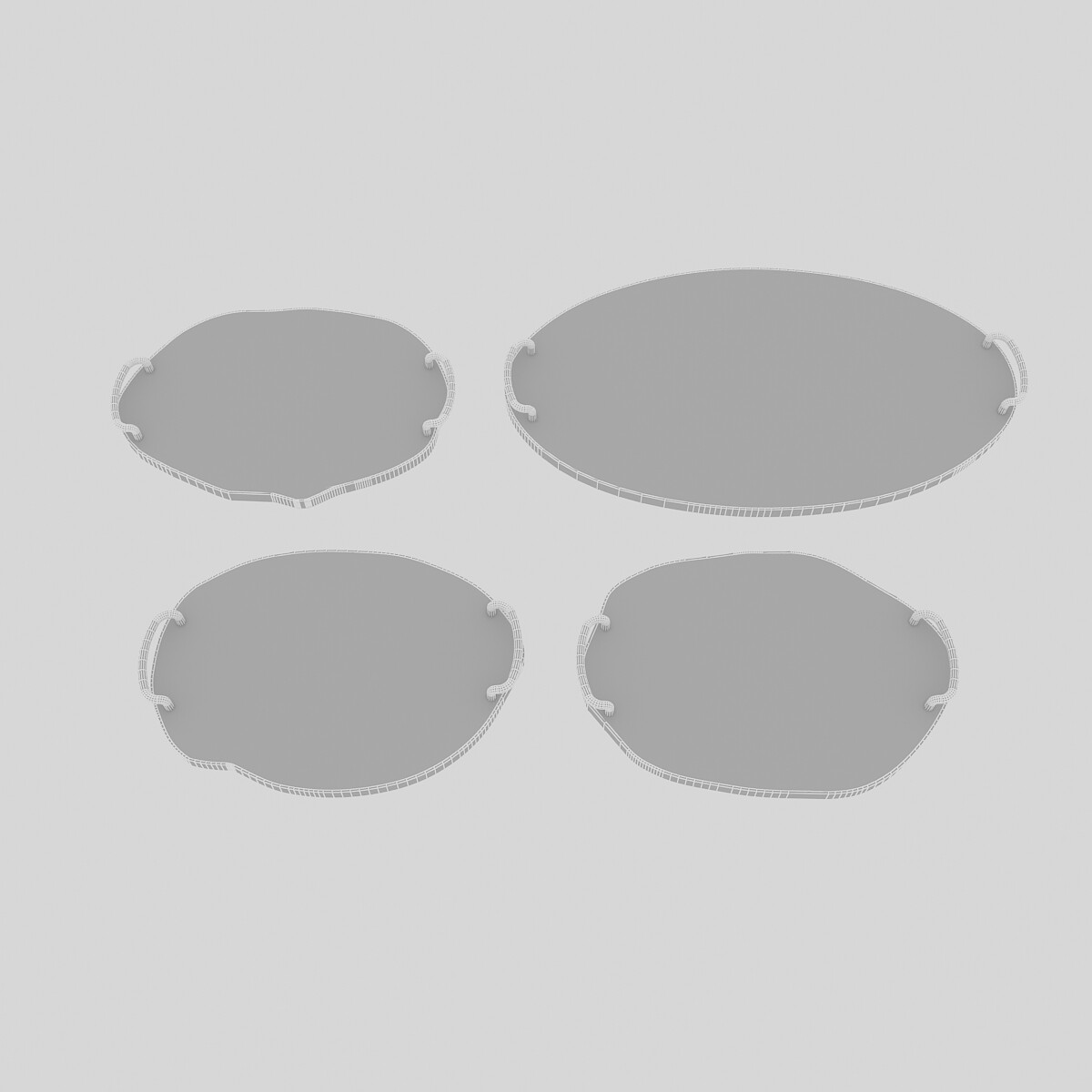 ArtStation - 3D wooden trays model | Resources