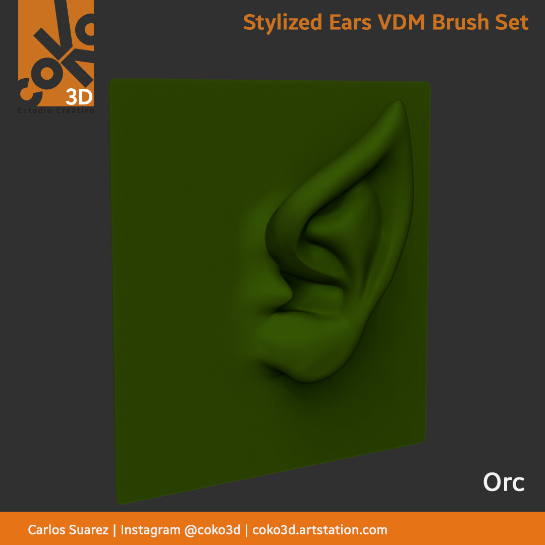 ArtStation - Stylized Ears VDM | Brushes