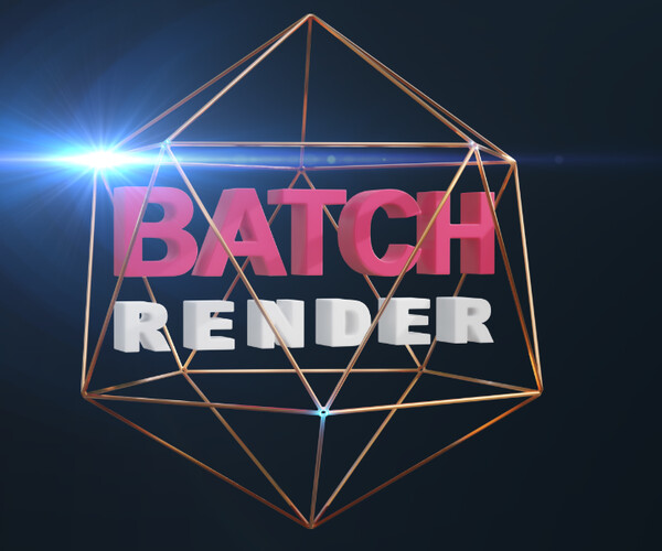 Artstation Batch Render Blender Addon Resources