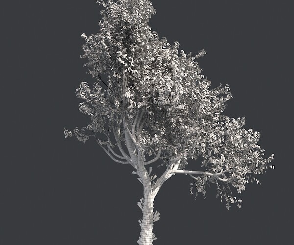 ArtStation - Red Oak Fall Tree | Game Assets