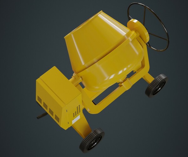 ArtStation - Concrete Mixer 1A | Game Assets
