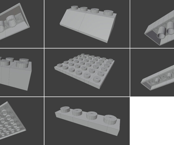 ArtStation - Lego Brick Collection | Game Assets