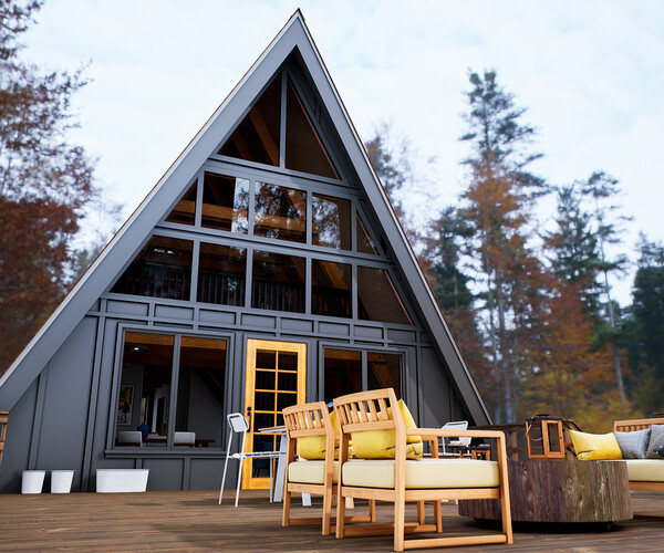 ArtStation - Frame House Archviz Interior and Furniture Pack | Game Assets