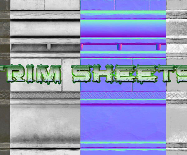 ArtStation - Trim Sheets - Game Ready | Game Assets
