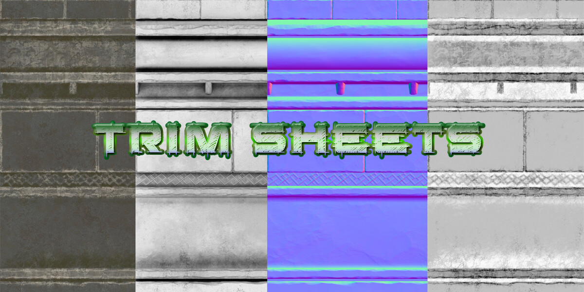 ArtStation - Trim Sheets - Game Ready | Game Assets