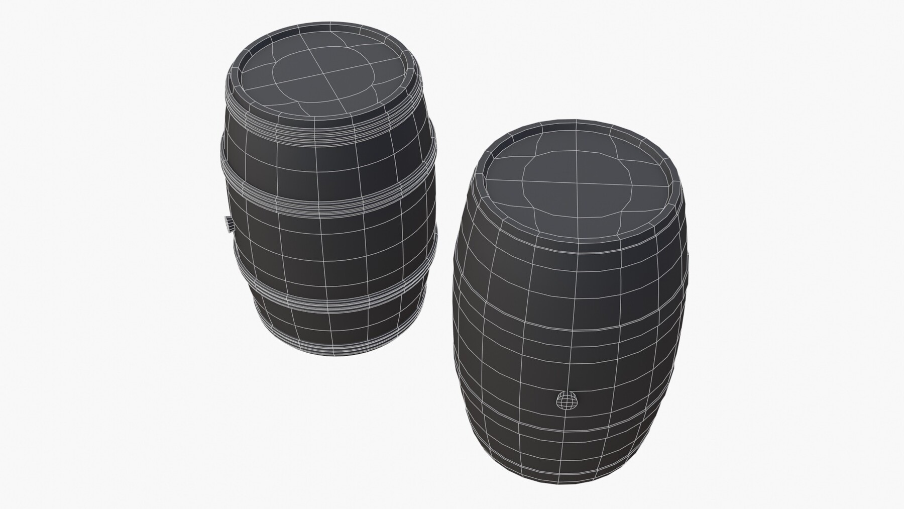 ArtStation - Wooden Barrels Assets 2 | Game Assets