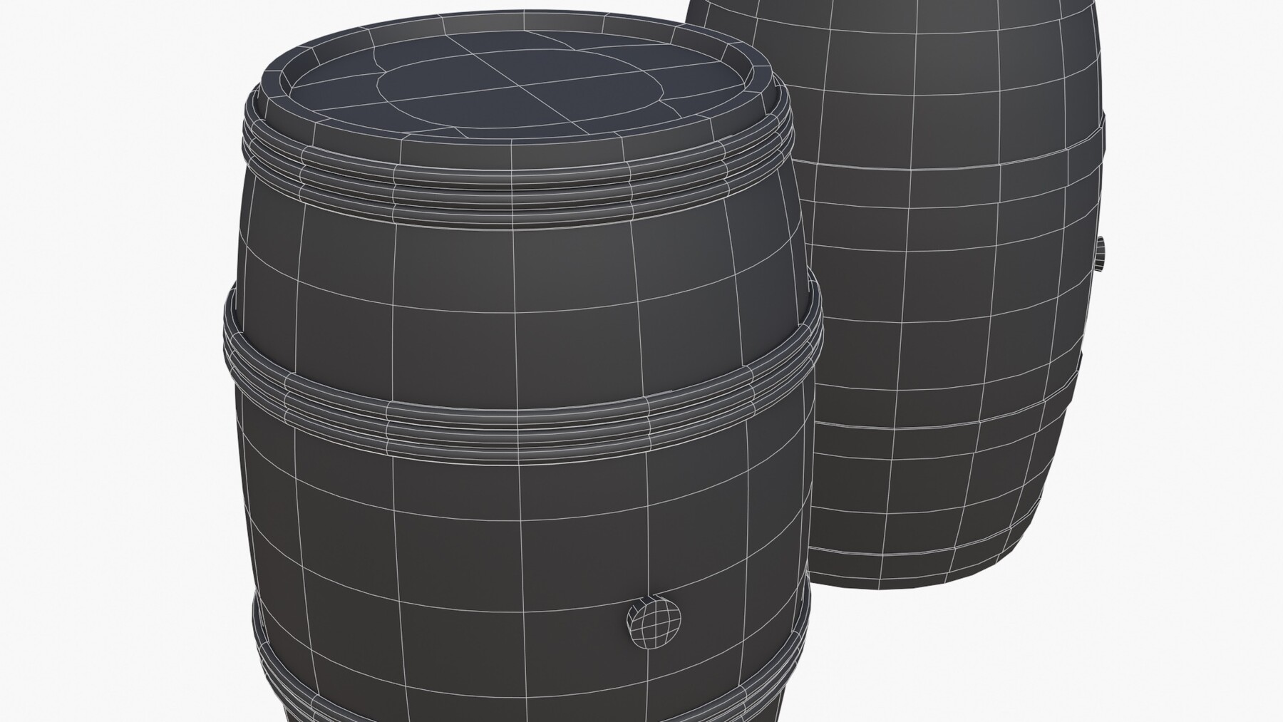 ArtStation - Wooden Barrels Assets 5 | Game Assets