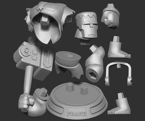 Artstation Frank Brawl Stars Fan Art Resources