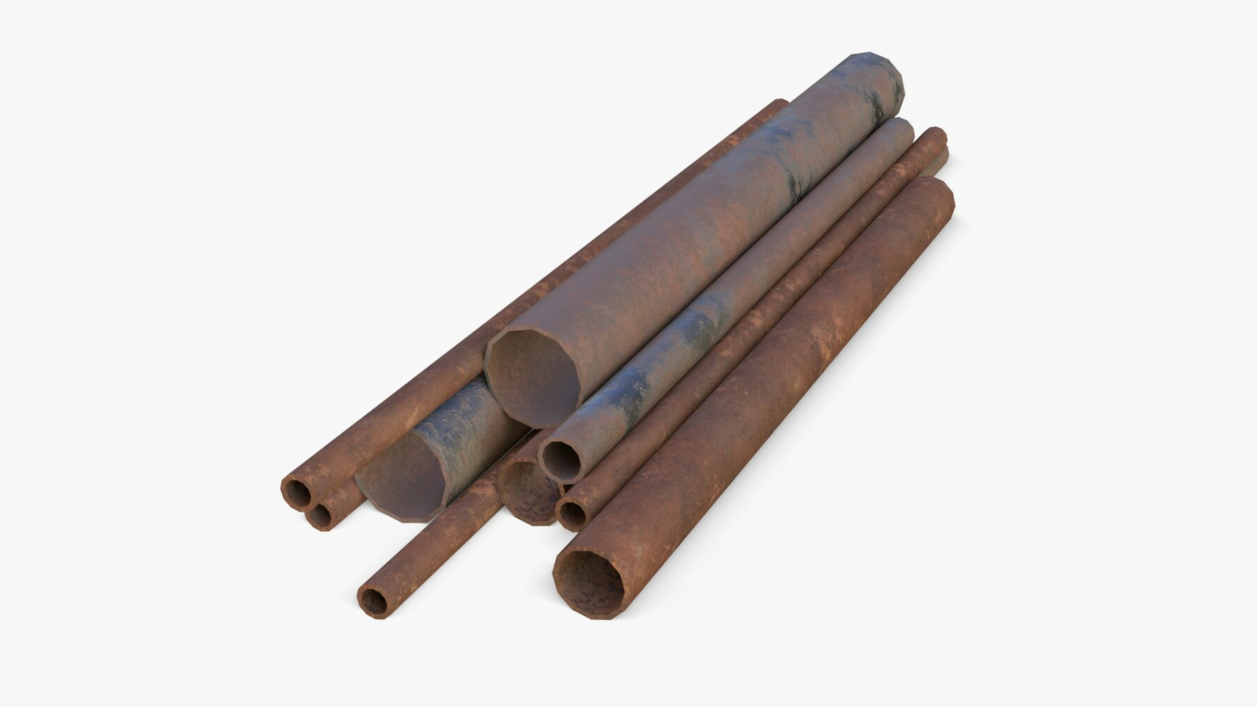 ArtStation - Steel Rusted Pipes | Game Assets