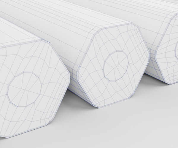 ArtStation - Colored Pencils Low Poly | Resources