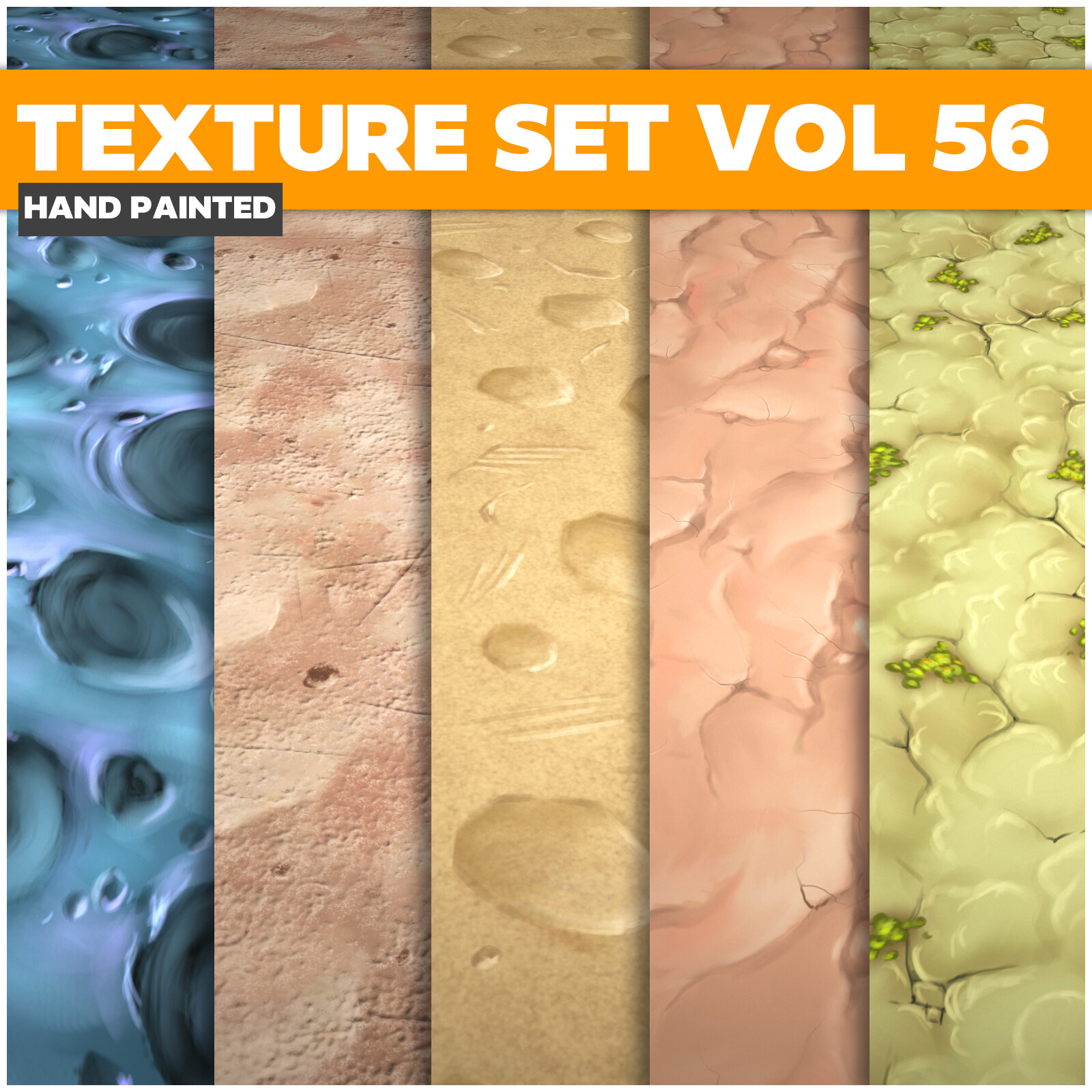 ArtStation - Terrain Vol.56 - PBR Textures | Game Assets