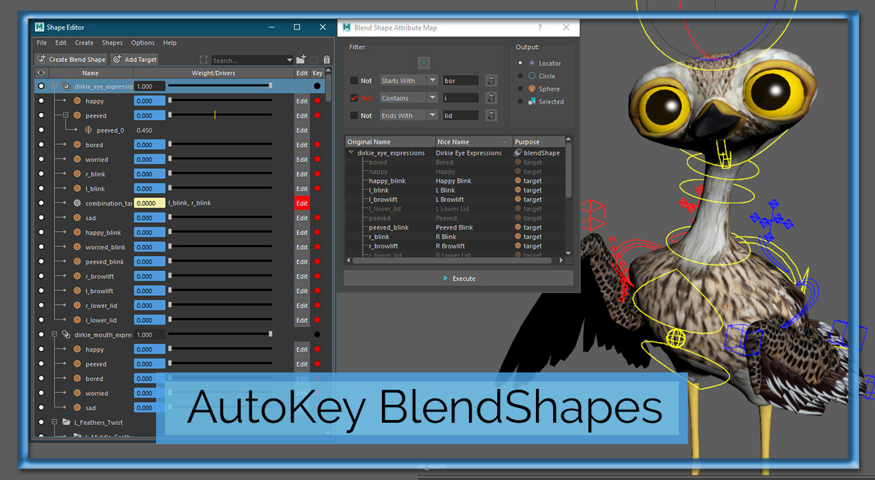 CG Tools Store - Travis Harvey - Auto Map BlendShape Attributes to Set ...