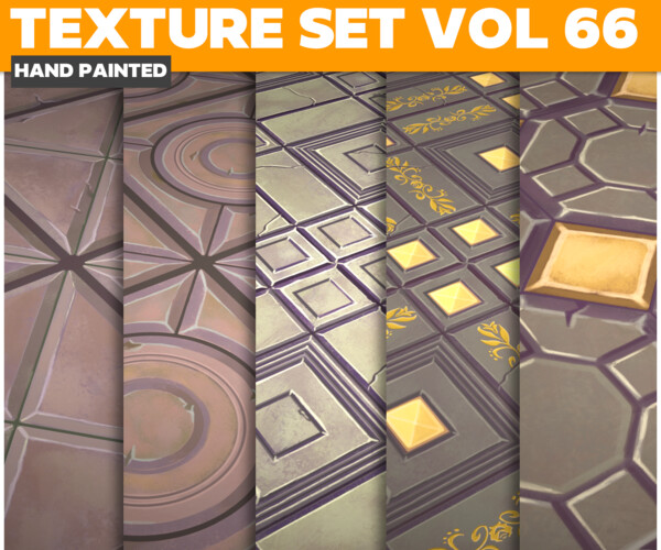 ArtStation - Tiles Vol.66 - PBR Textures | Game Assets