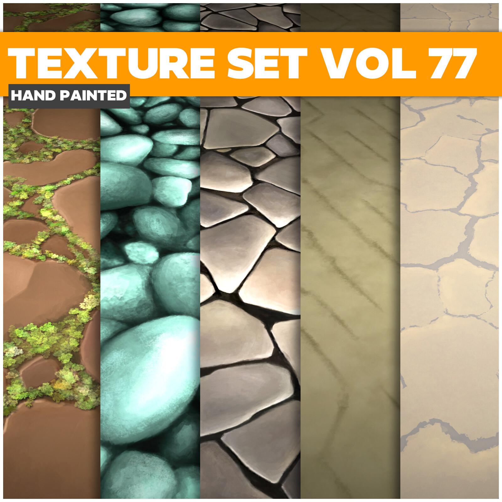 ArtStation - Ground Vol.77 - PBR Textures | Game Assets
