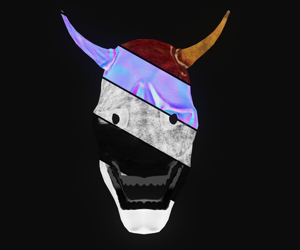 ArtStation - Oni Mask (Game Asset) | Resources