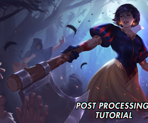 ArtStation - Splash Art Post Processing Techniques. | Tutorials