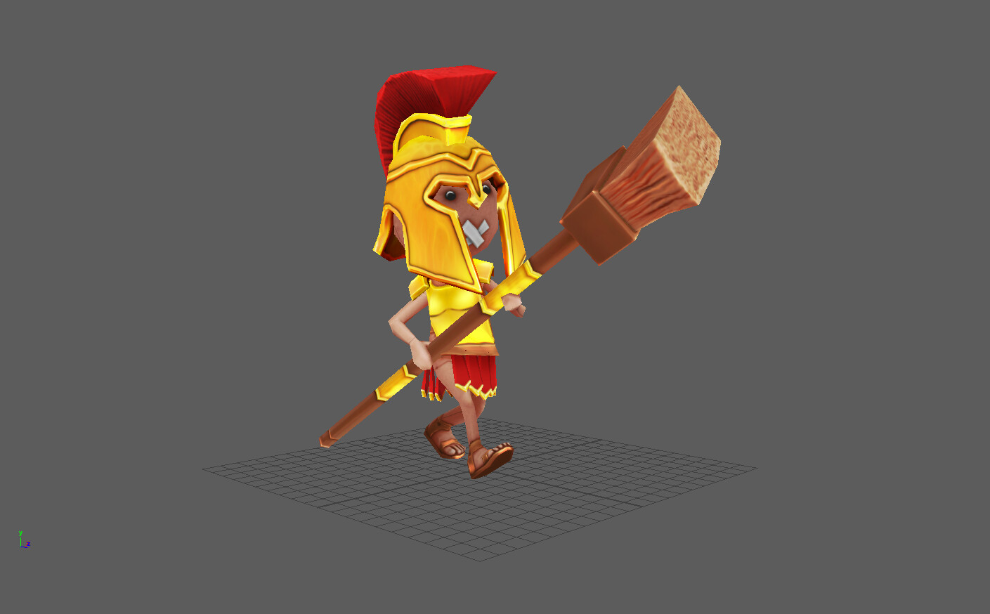 ArtStation - Gladiator animated character | Game Assets