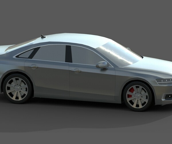 ArtStation - Low- Poly Car No. 1 | Game Assets