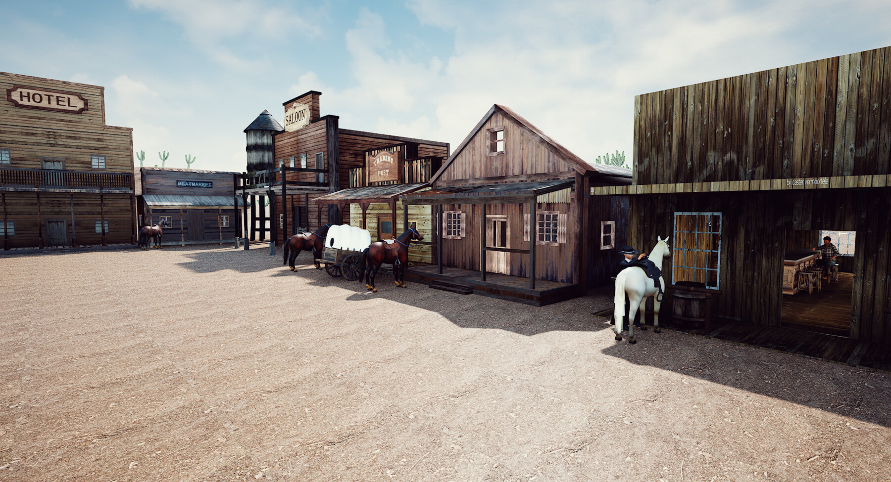 ArtStation - Western Town | Game Assets