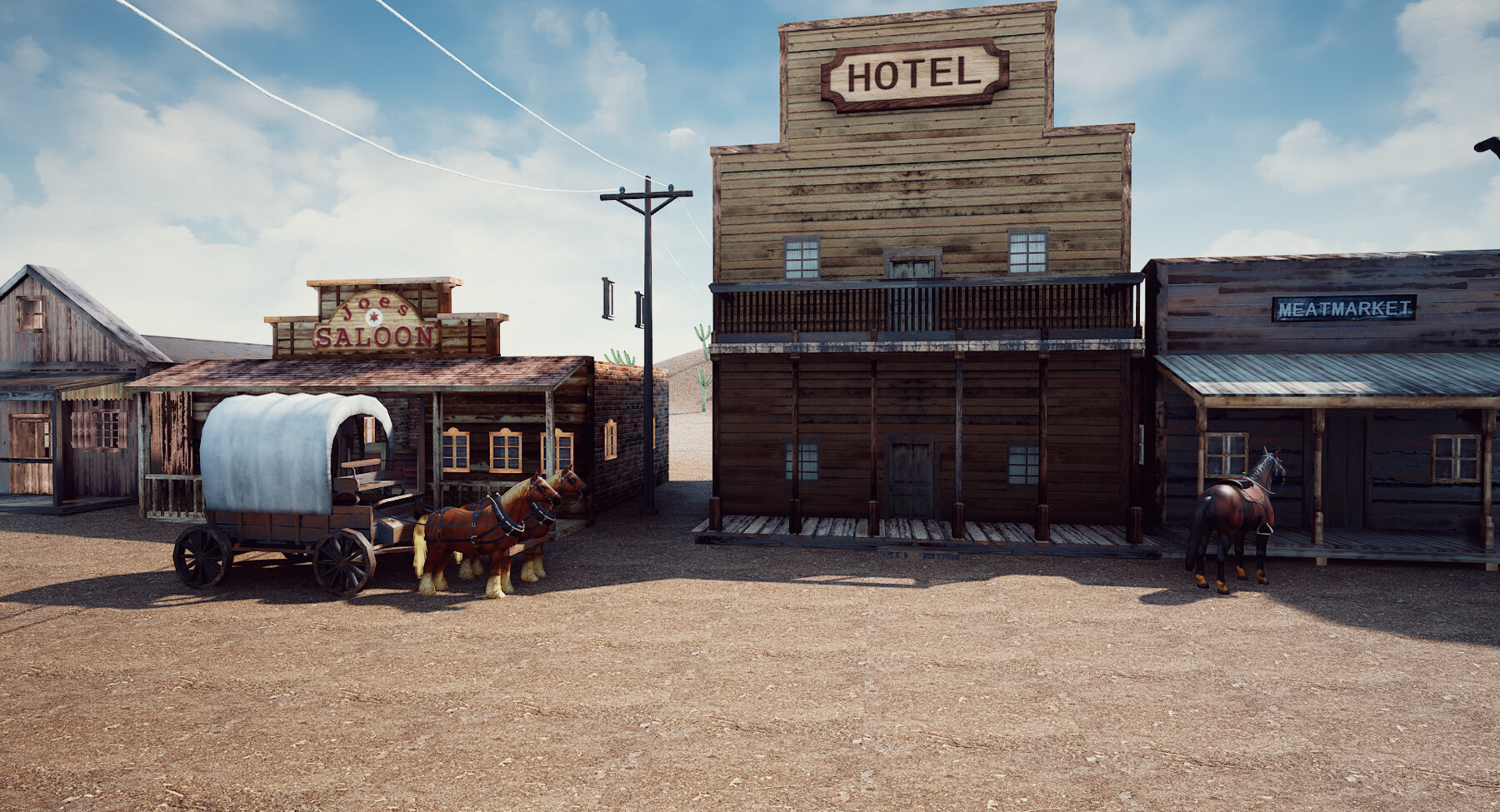 ArtStation - Western Town | Game Assets