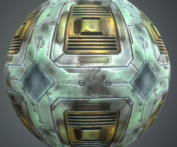 ArtStation - Scifi Vol.90 - PBR Textures | Game Assets