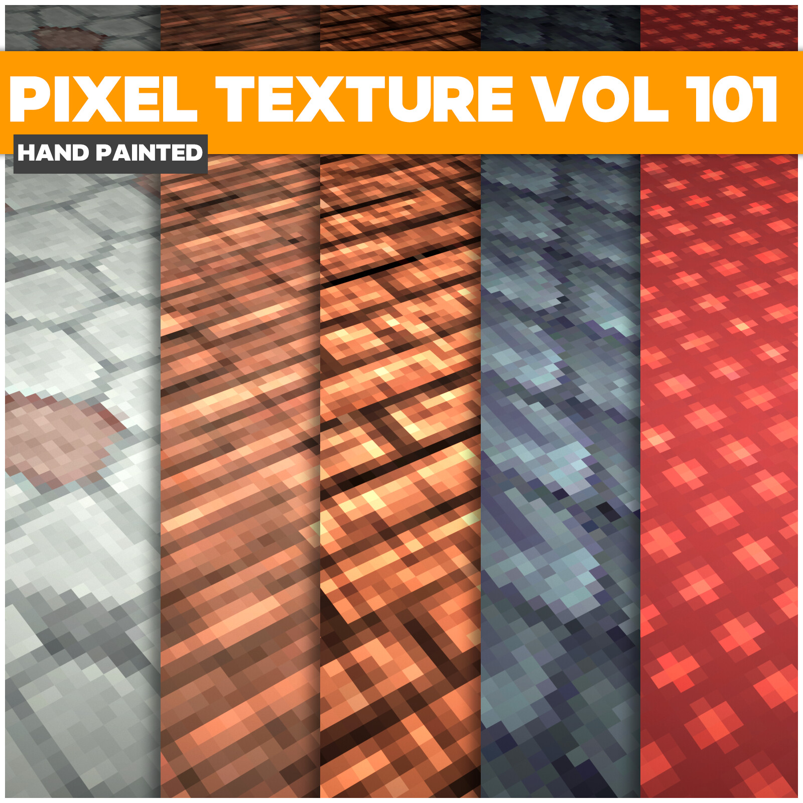 ArtStation - Pixel Vol.101 - PBR Textures | Game Assets