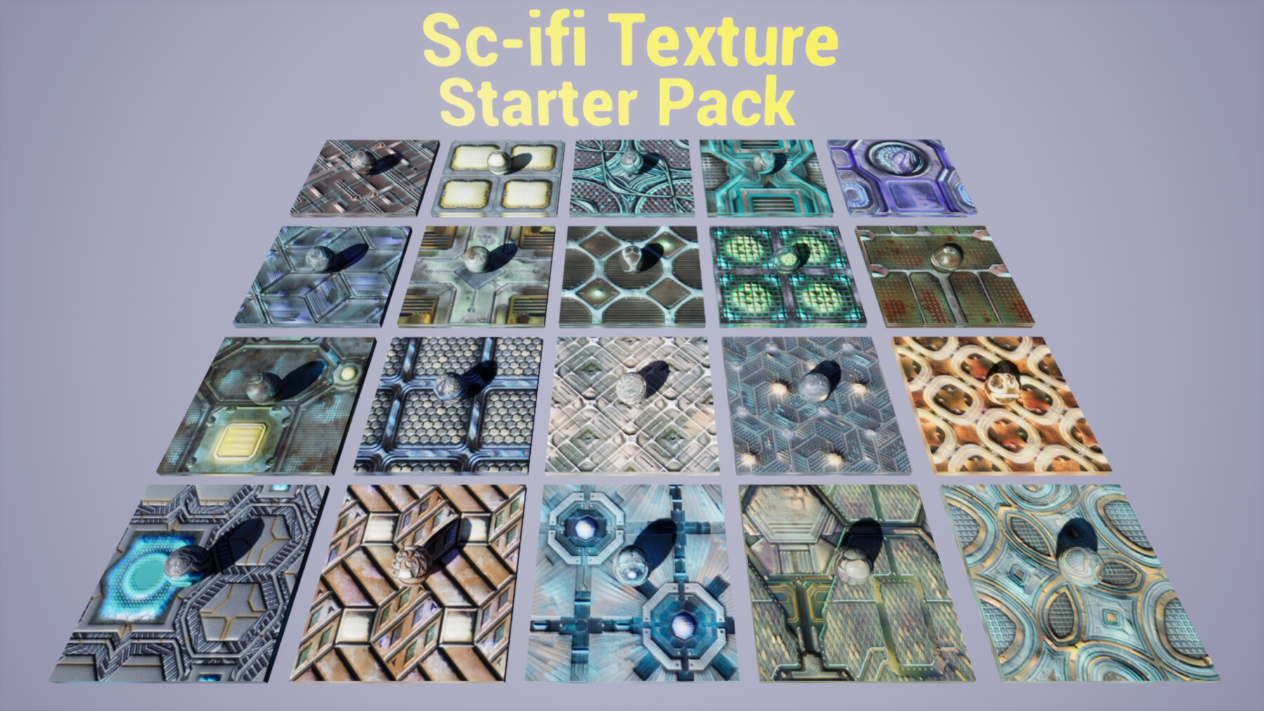 ArtStation - Sci-fi Textures Starter Kit Texture | Game Assets