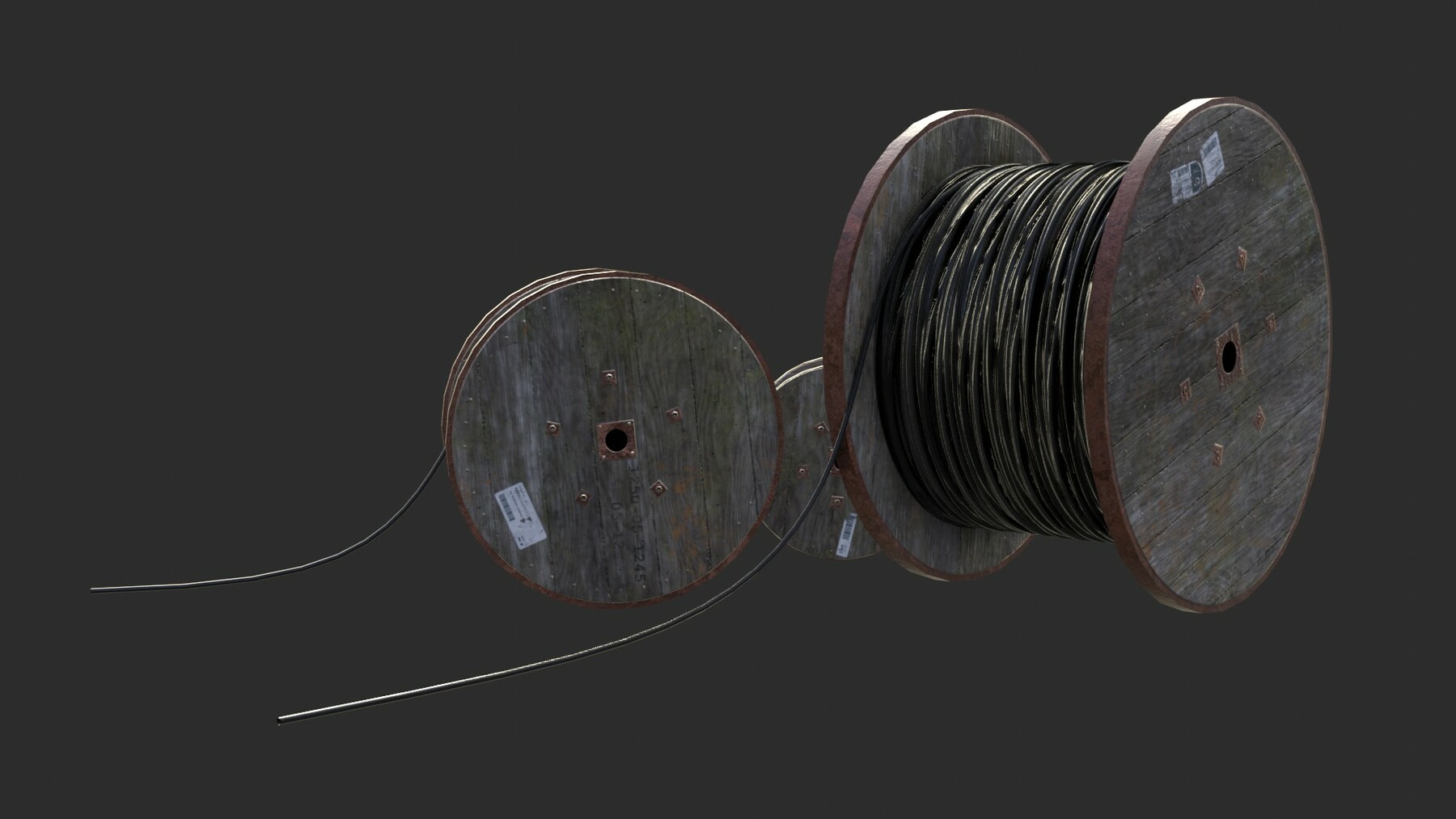 ArtStation - Cable Reels | Game Assets