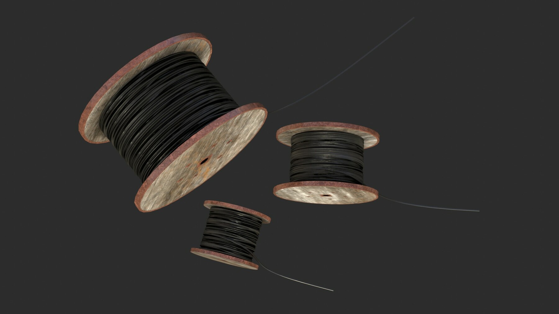ArtStation - Cable Reels | Game Assets