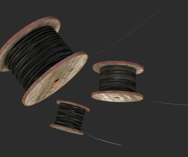ArtStation - Cable Reels | Game Assets