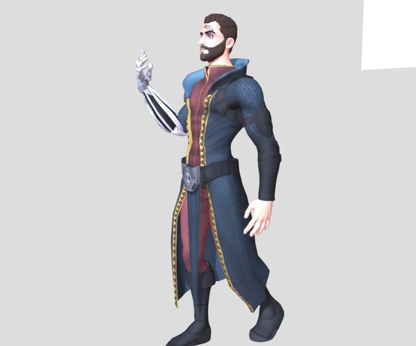 ArtStation - Wizard Male Character - Game-ready | Game Assets