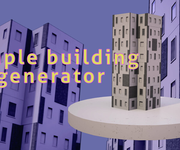 ArtStation - Simple Building / City Generator (HDA) | Resources