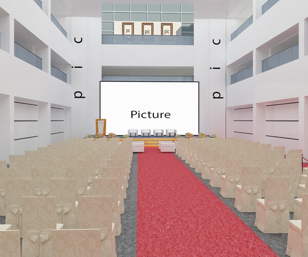 ArtStation - Stage and Reception Hall | Resources