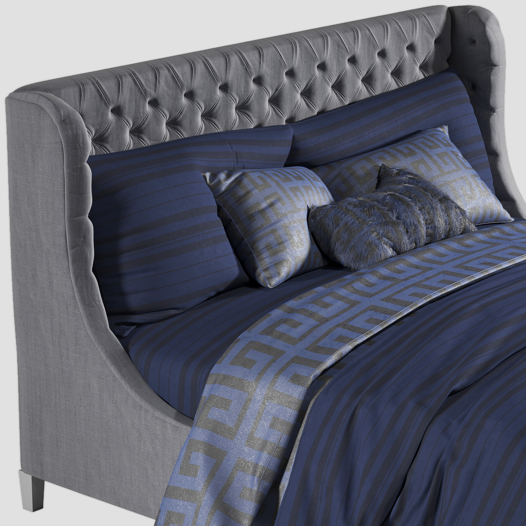 ArtStation - DEVYN TUFTED WING BED | Resources