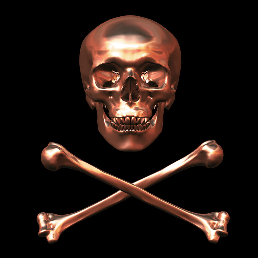ArtStation - Skull & Crossbones 3D CG Kit | Game Assets
